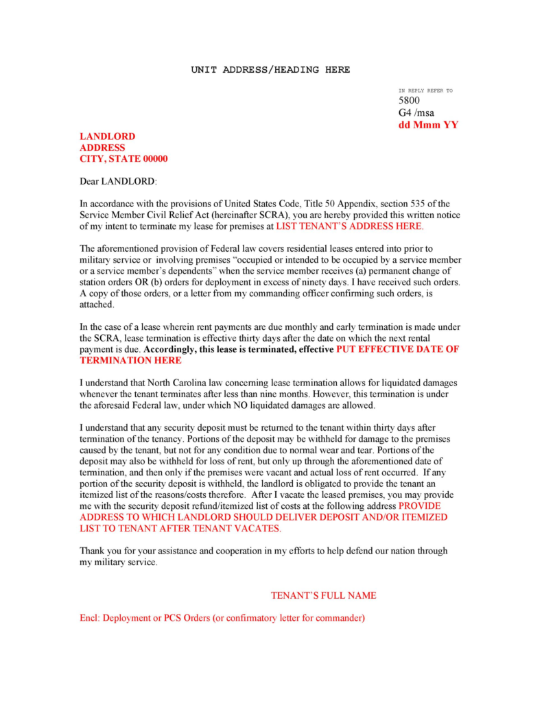 45 Free Eviction Notice Templates [Word & PDF] - TemplateLab