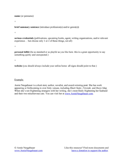 45 Biography Templates & Examples (Personal, Professional)