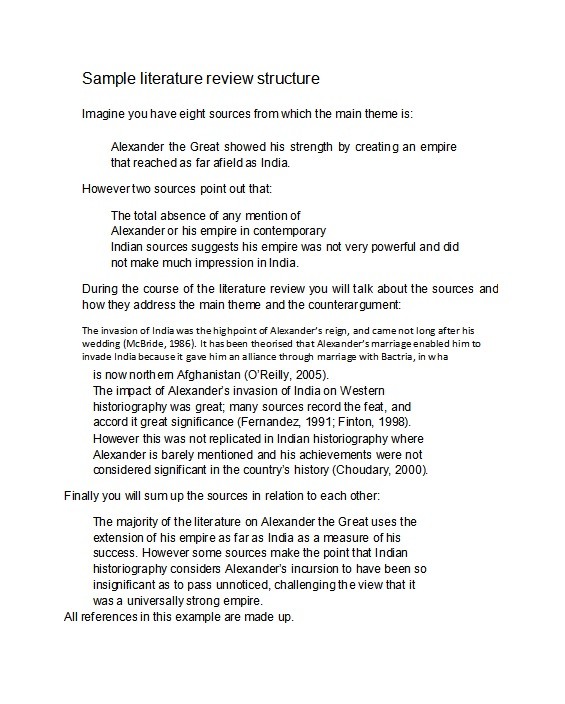 50 Smart Literature Review Templates (APA) ᐅ TemplateLab
