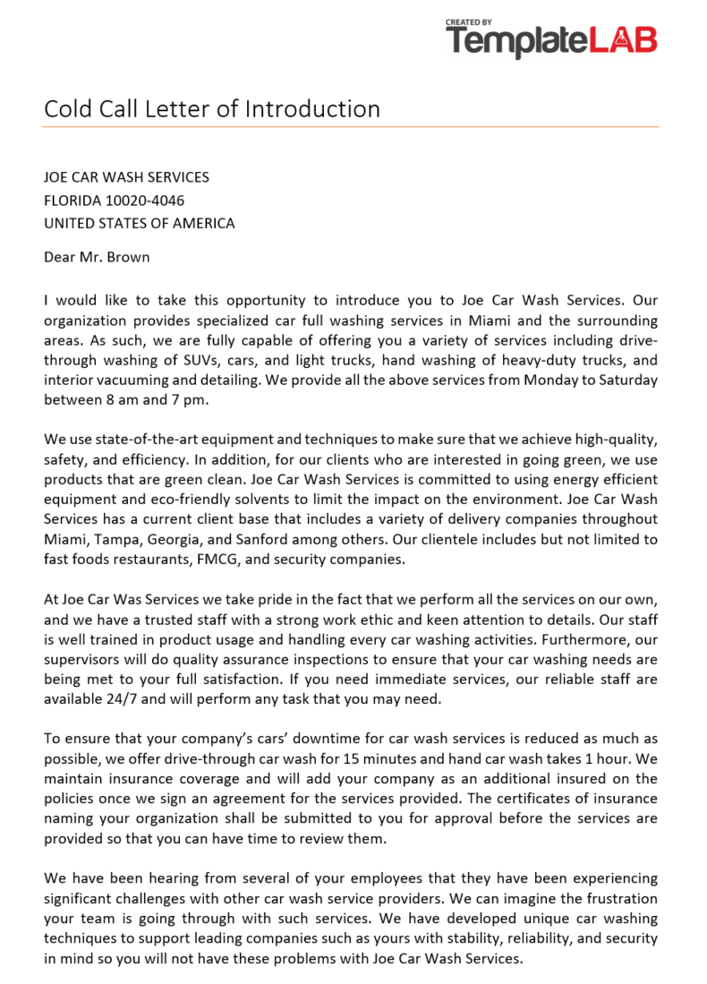 40+ Letter of Introduction Templates & Examples