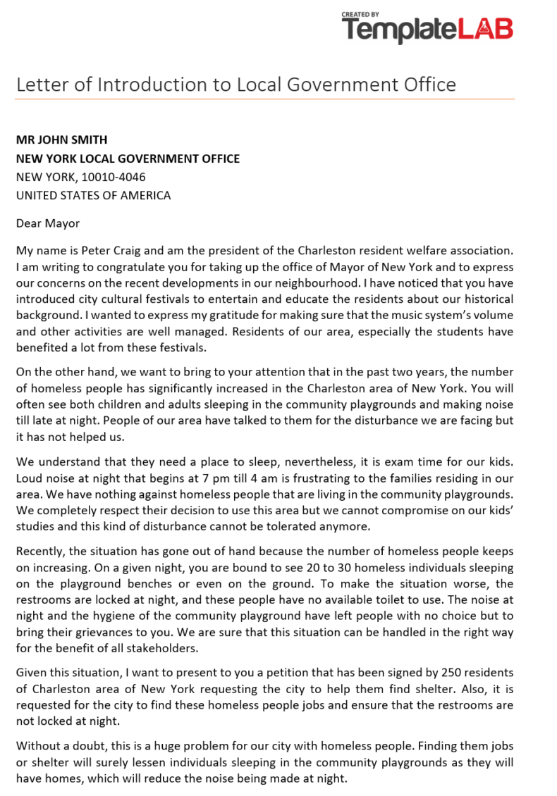 40+ Letter of Introduction Templates & Examples